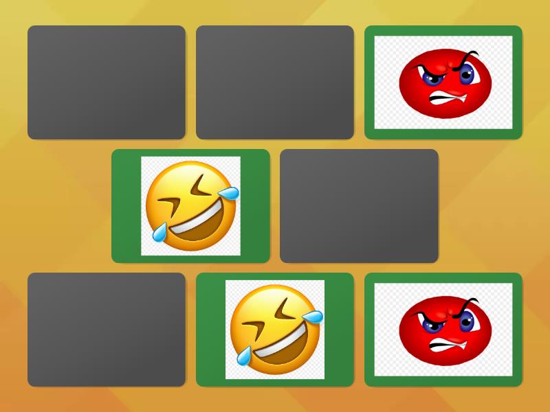 EMOTICON - Matching pairs