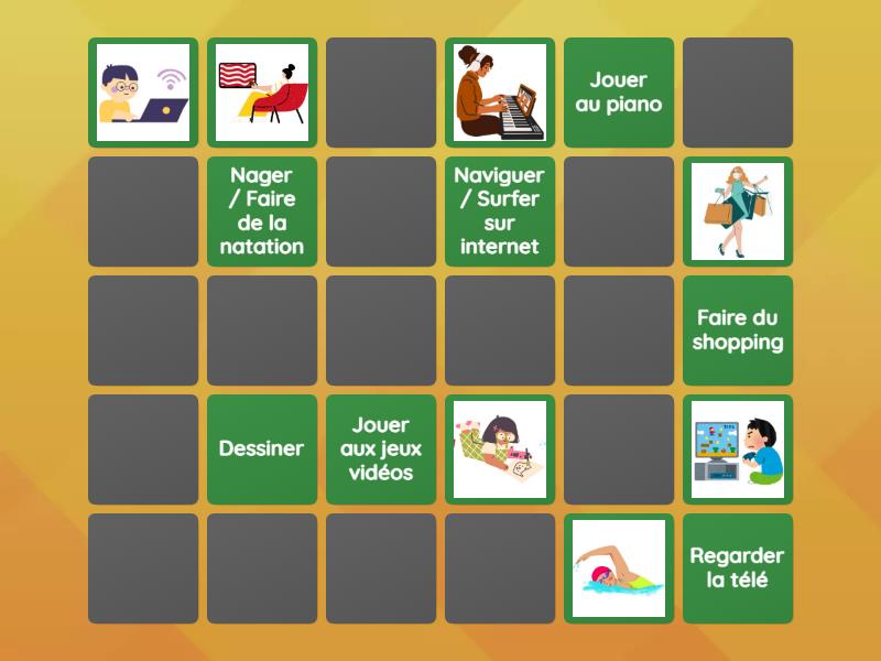 Mon temps libre - Matching pairs