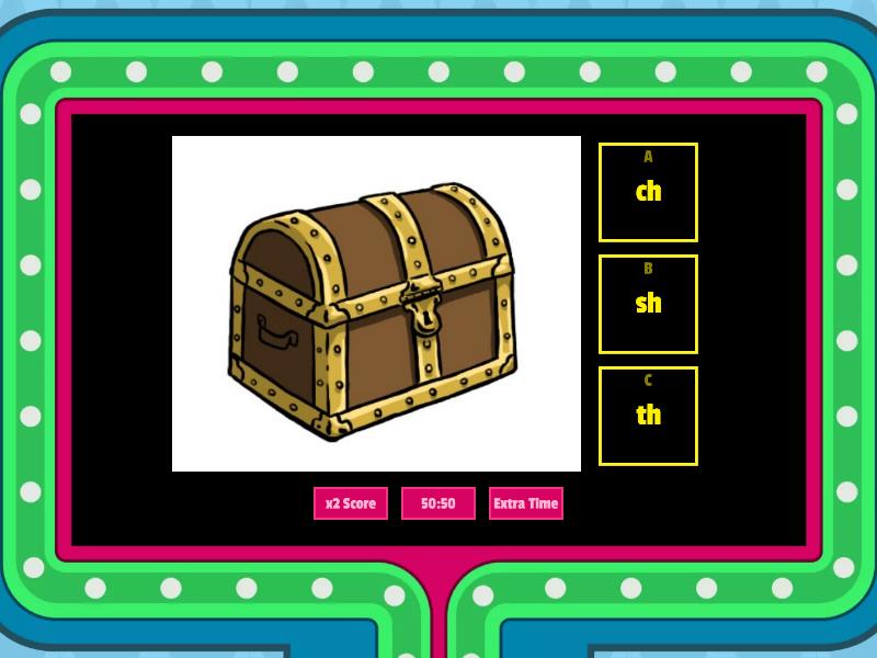 Digraph sh, th, ch - Gameshow quiz