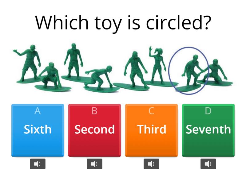 ORDINAL NUMBERS (First to Tenth) - Quiz
