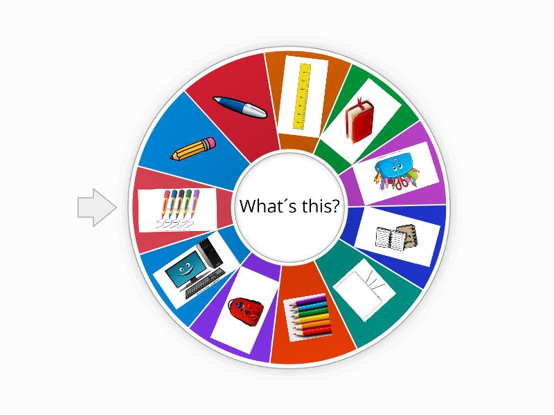 JB1 - Classroom objects - Spin the wheel