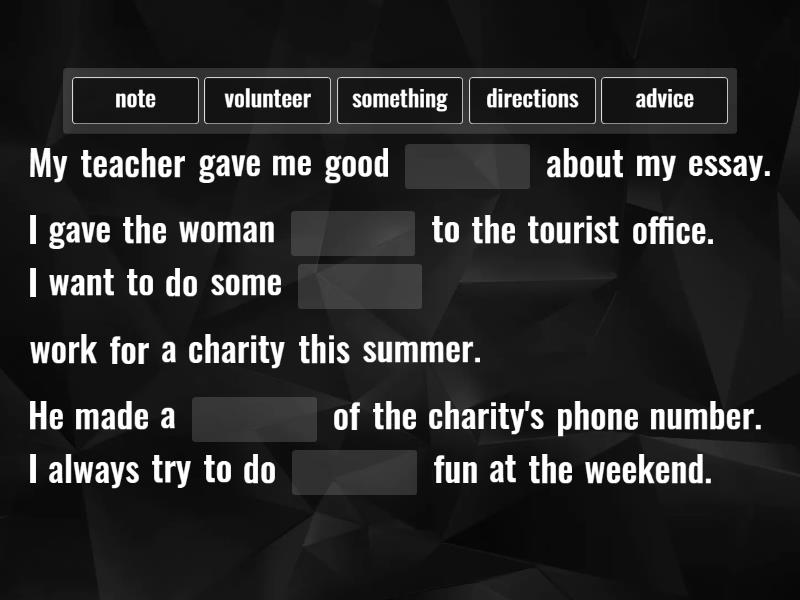 Empower B1 Unit 3 Revision Vocabulary - Complete the sentence