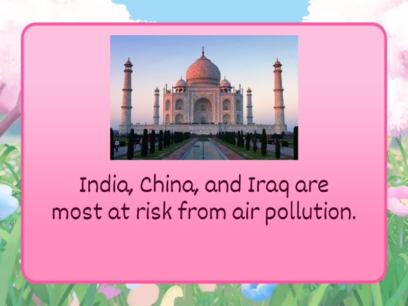 pollution - Flash cards