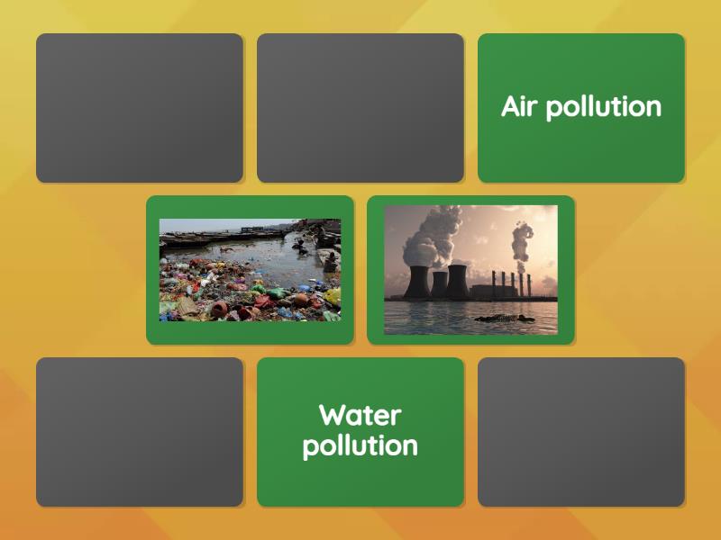 Pollution game. - Matching pairs