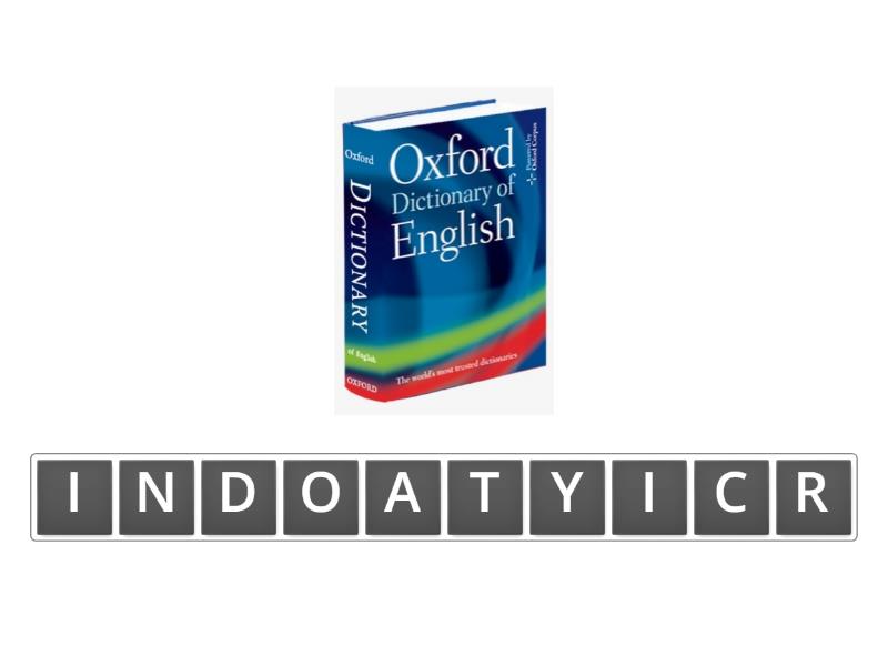 COMMON OBJECTS - Anagram