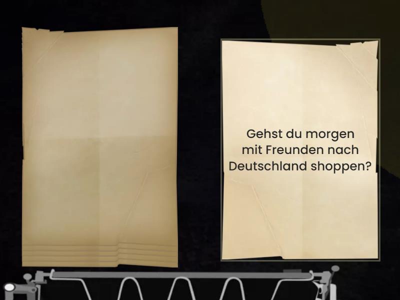 Aussprache: Satzakzent - Speaking cards