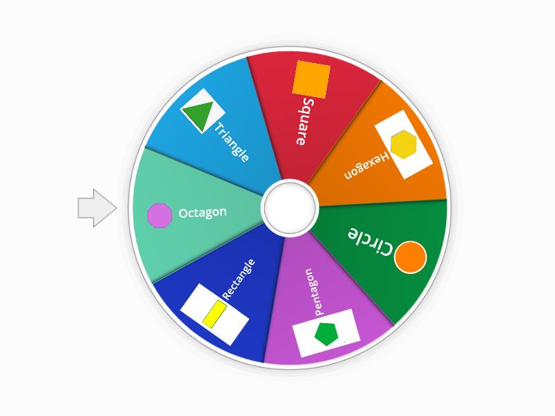 2D Shape Spinner - Spin the wheel