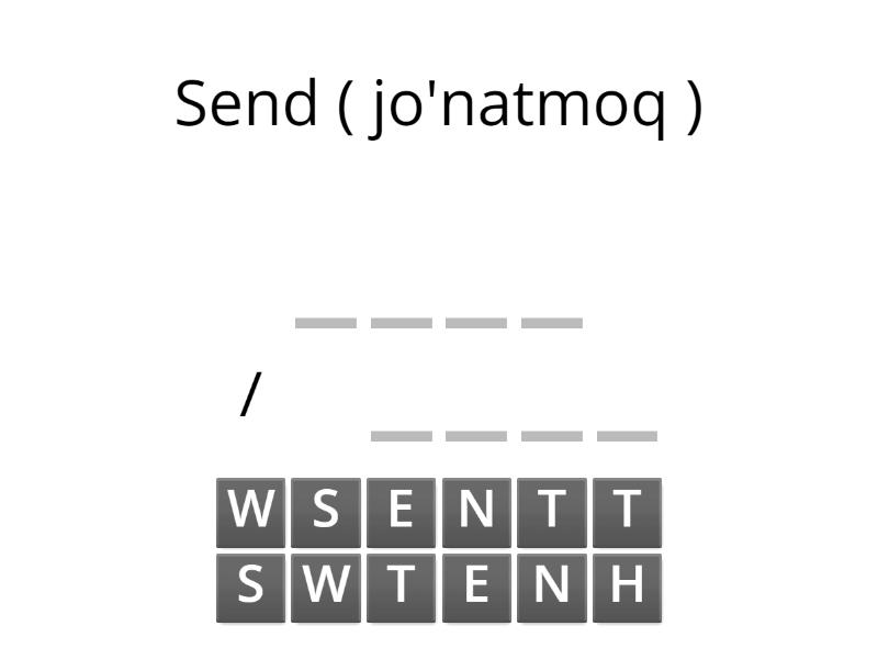 Irregular verbs 80-100 - Spell the word