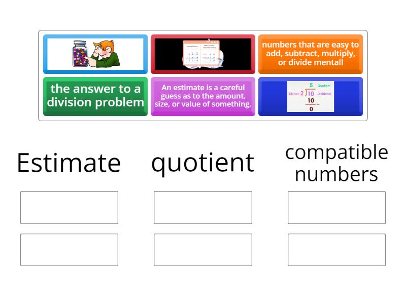 Estimate, Quotient and Compatible - Group sort