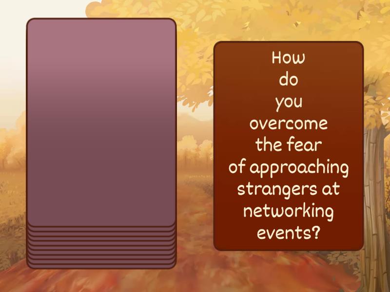 Networking - Speaking cards