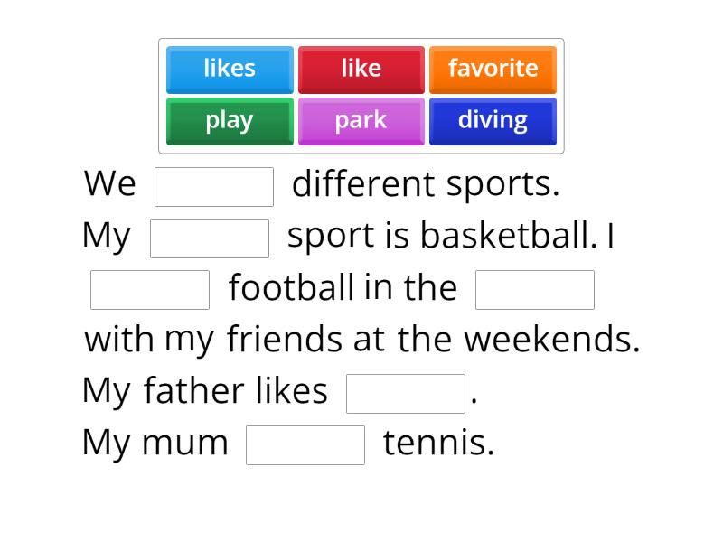 grade 4 sports reading maze - Complete the sentence