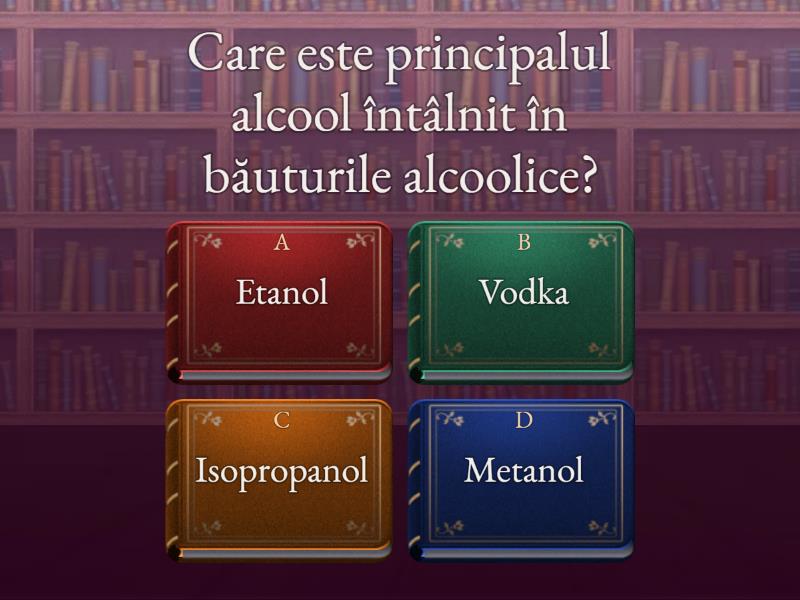 Alcooli Chimici - Quiz