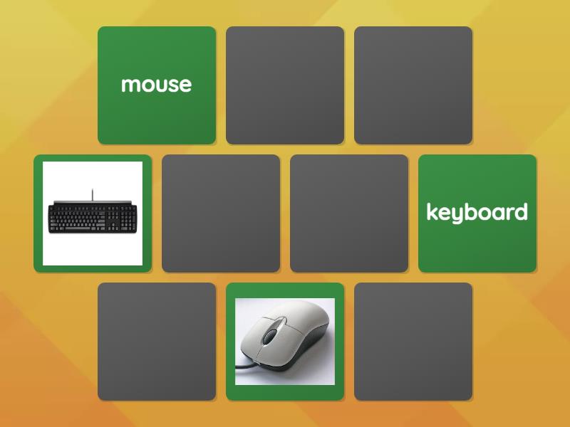 the mian parts of computers - Matching pairs