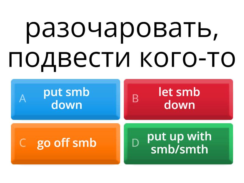 Solutions Upper Unit 5E phrasal verbs + p119 translations - Quiz