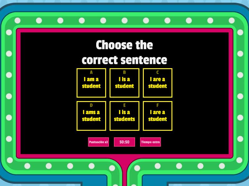 PRESENT SIMPLE - Game show de TV