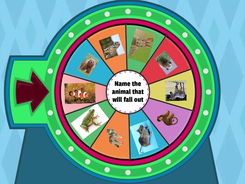 animals - Spin the wheel