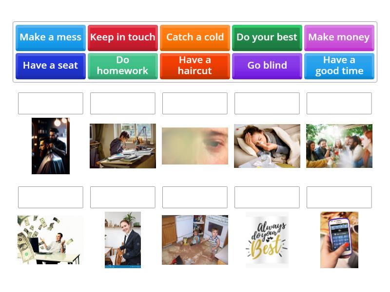 Common Collocations - Match up