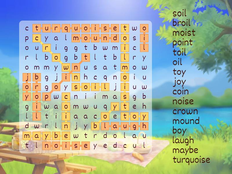 2nd Grade Wonders - Unit 5, Week 2 Spelling - Wordsearch