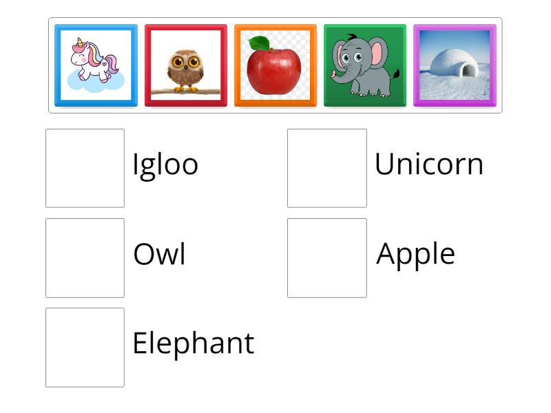 Matching Game - Match up