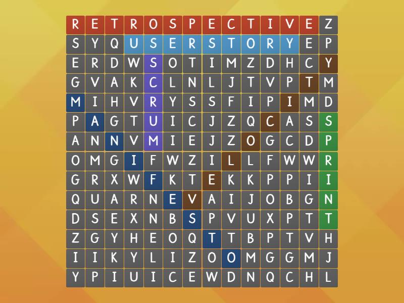 Agile - Wordsearch