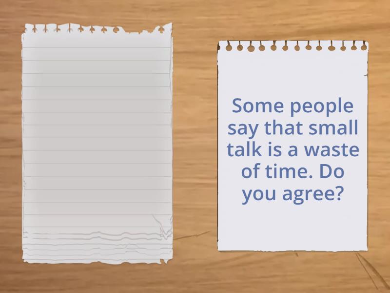 Small talk questions_elem - Speaking cards