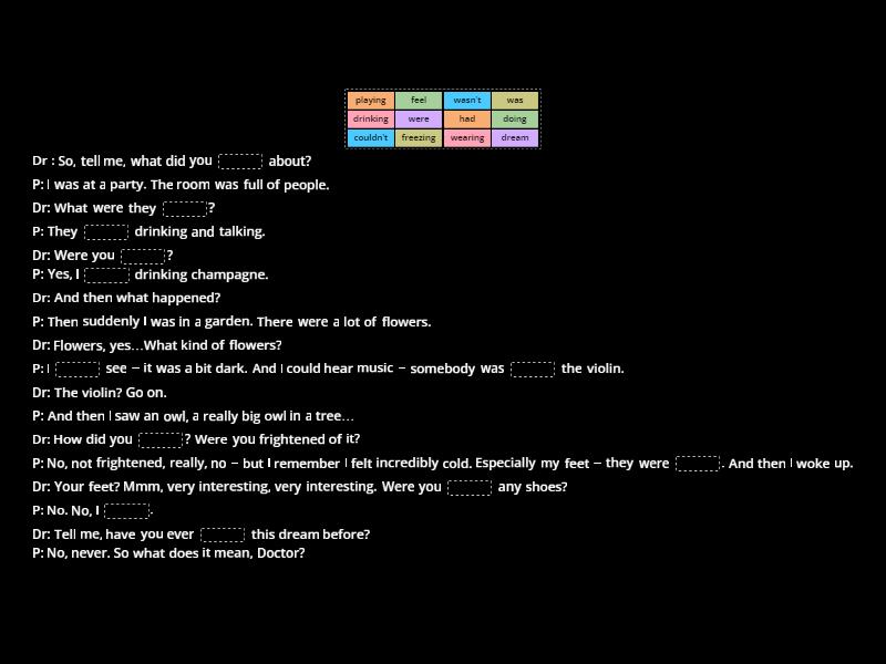6C - Tense revision - Complete the sentence