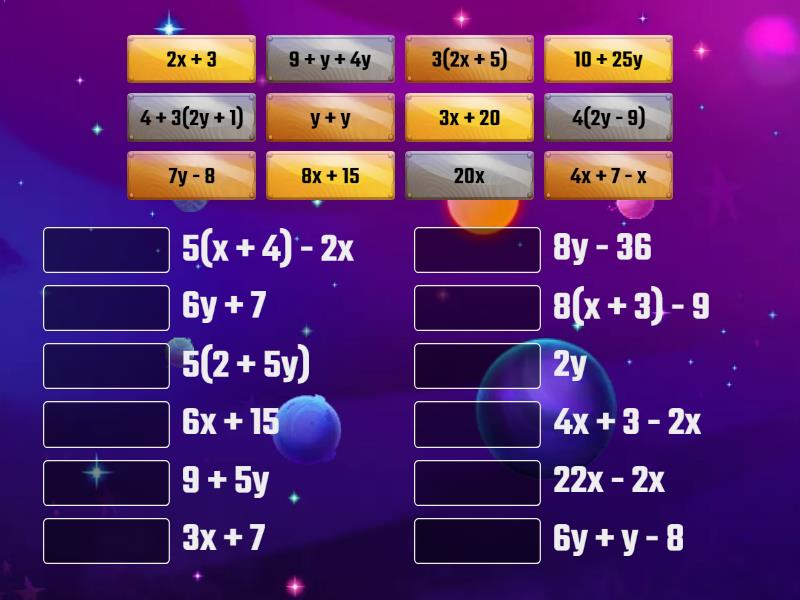Trouver et associer les expressions equivalentes. - Match up