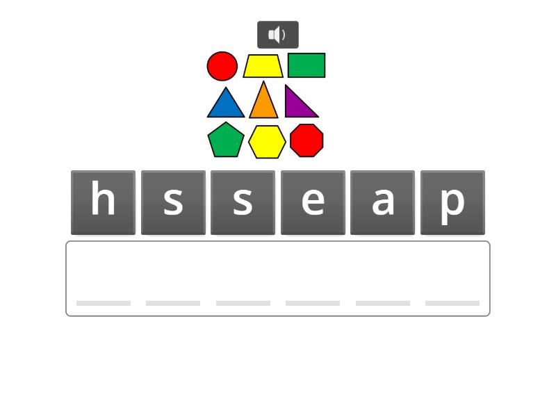 Stage 3: Unit 4: Shapes (2) - Anagram