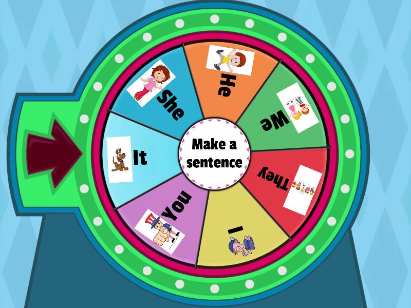 Subject Pronouns - Spin the wheel