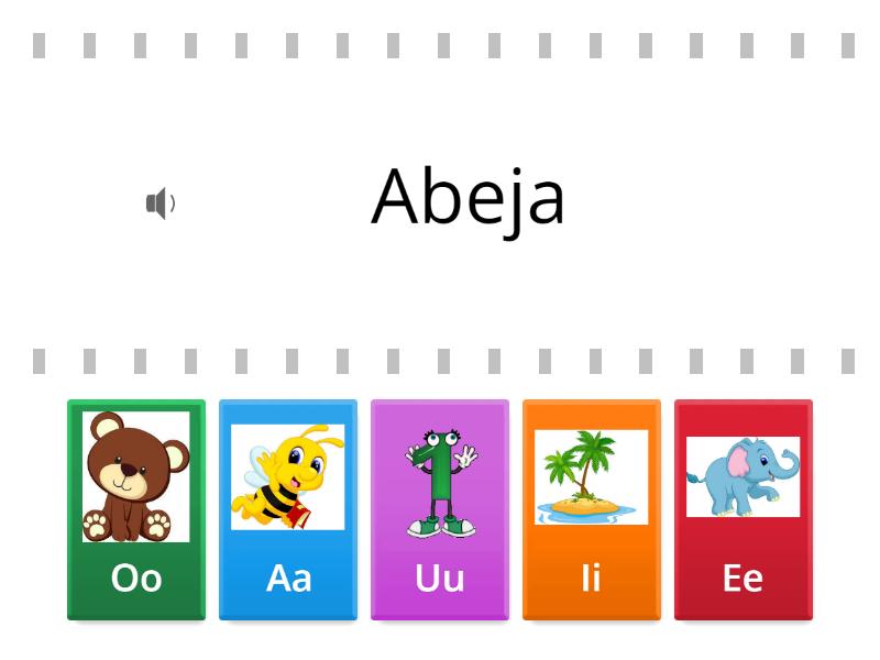 VOCALES - Cada oveja con su pareja