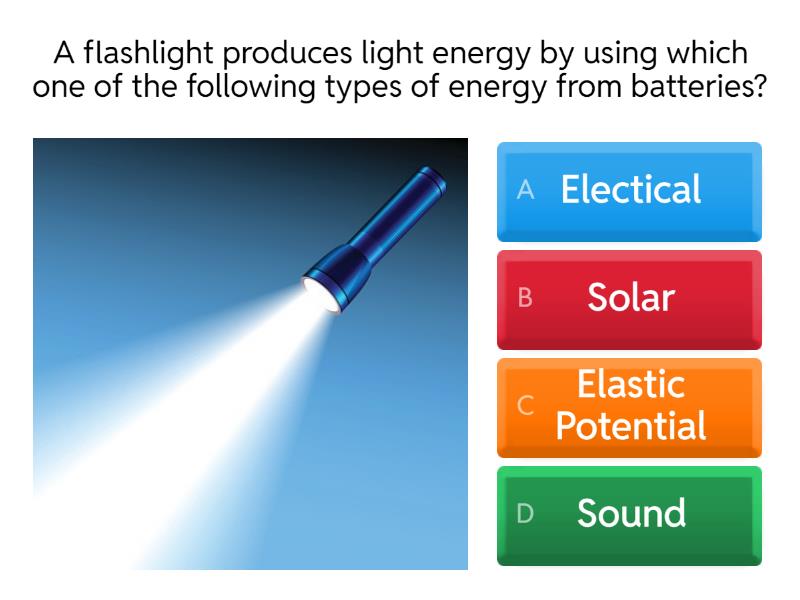 Forms of Energy 1-5 - Quiz