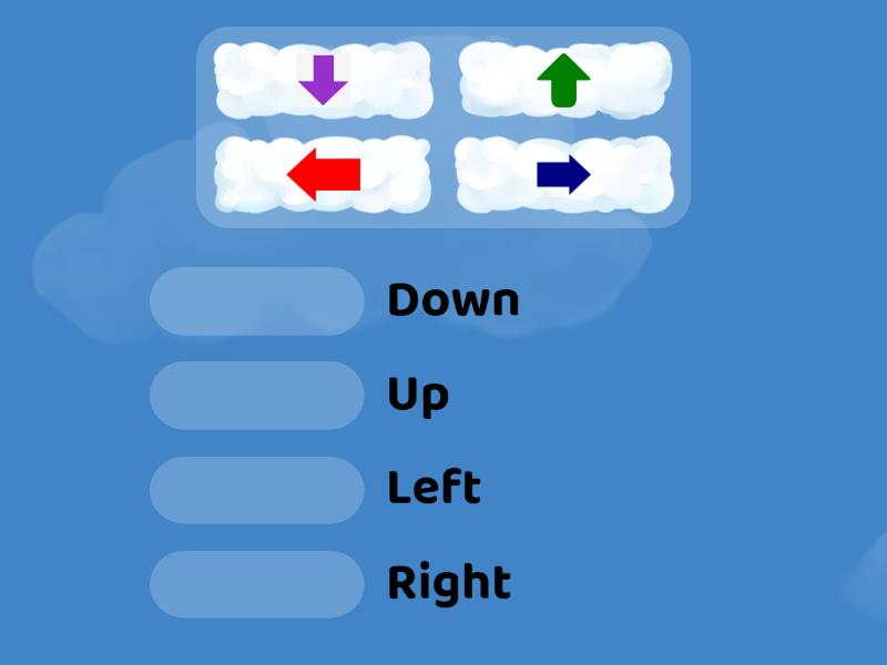 Left, Right, Up, Down - Match up