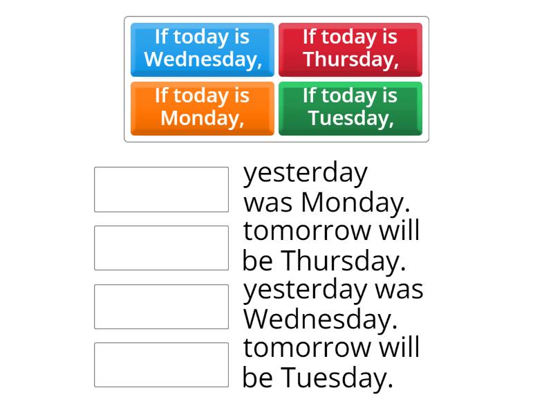 Today Tomorrow Yesterday - Match up
