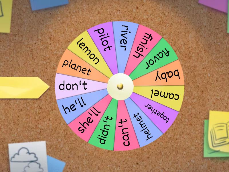 vcv and contractions - Spin the wheel