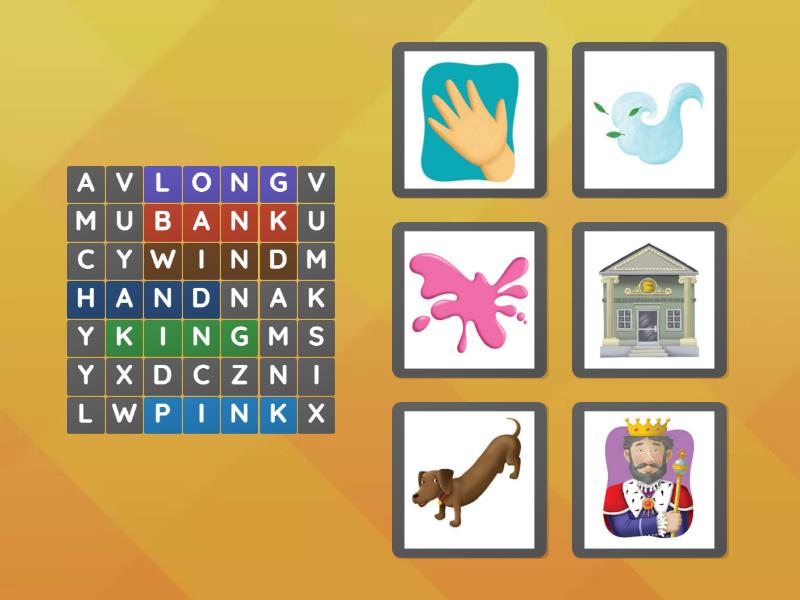 Oxford Phonics ng-nk-nd-nt-lt-mp - Wordsearch