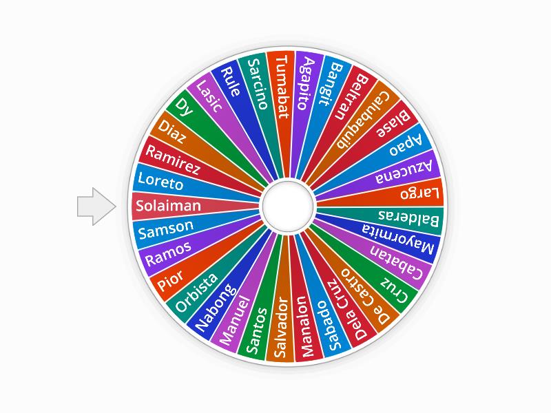 Wheel of Names - STEM E - Rueda aleatoria
