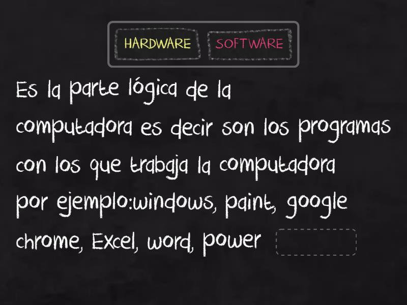 SOFTWARE - Complete the sentence