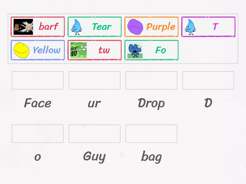 Bfdi/Bfb/Tpot/Bfdia/Idfb/Bfn - Match up