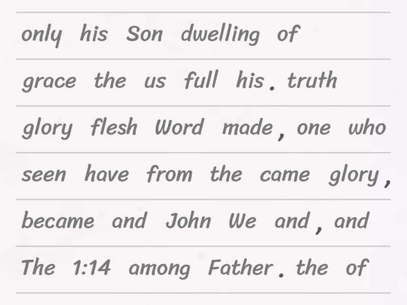 7th Grade Week 3 Unjumble