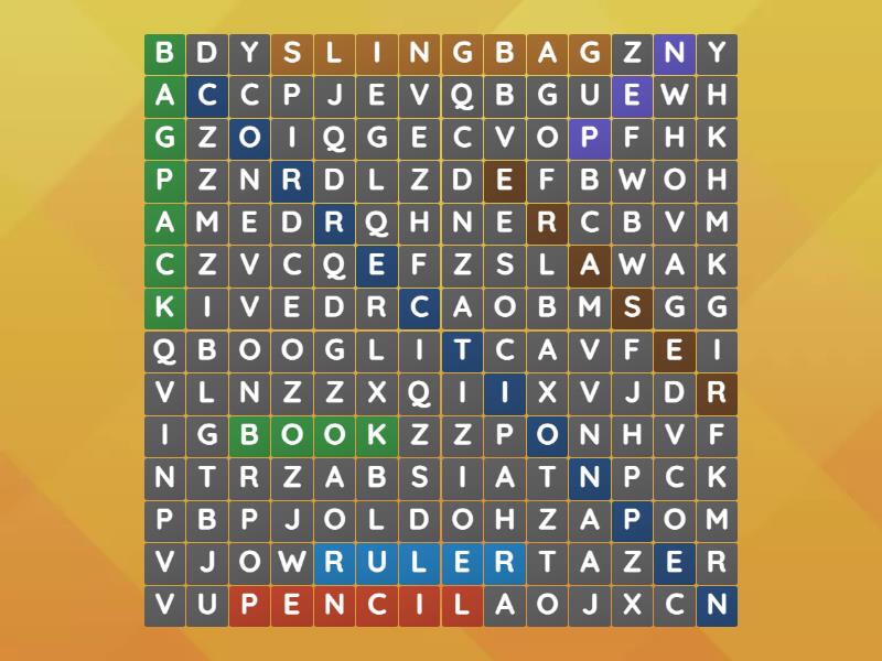 Exercises - Wordsearch