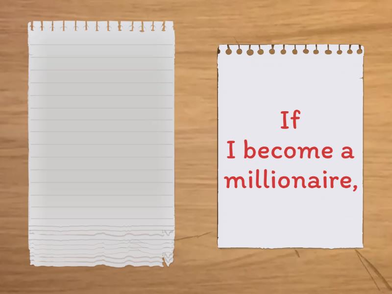 the First conditional - Speaking cards