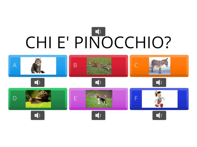 PINOCCHIO - Quiz