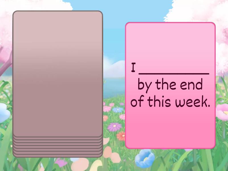 Advanced Class 9, Perfect aspect - Speaking cards