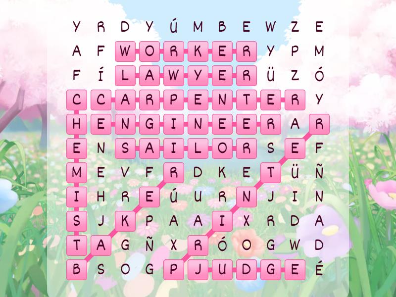 wordwall - Sopa de letras