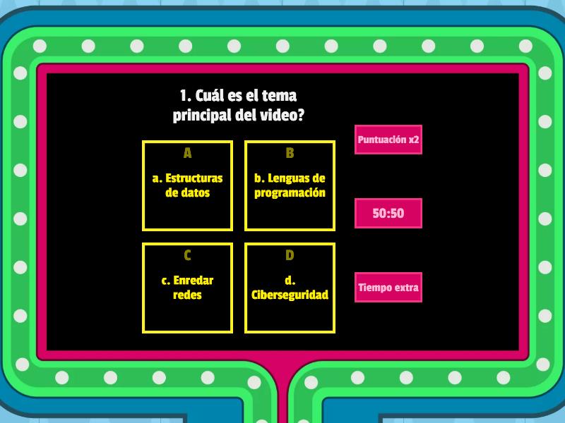 Lenguajes de programacion - Gameshow quiz