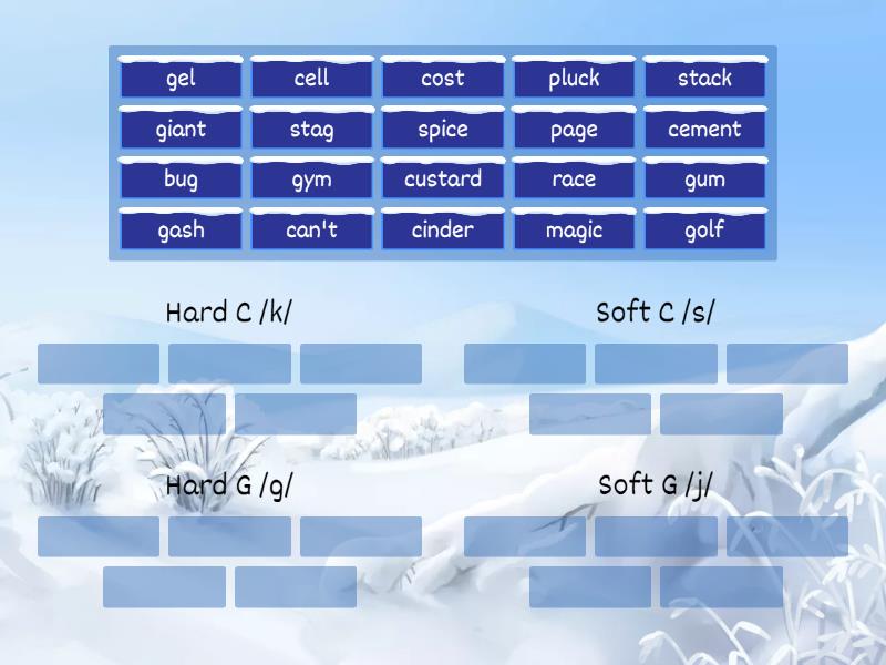 Soft C and G - Group sort