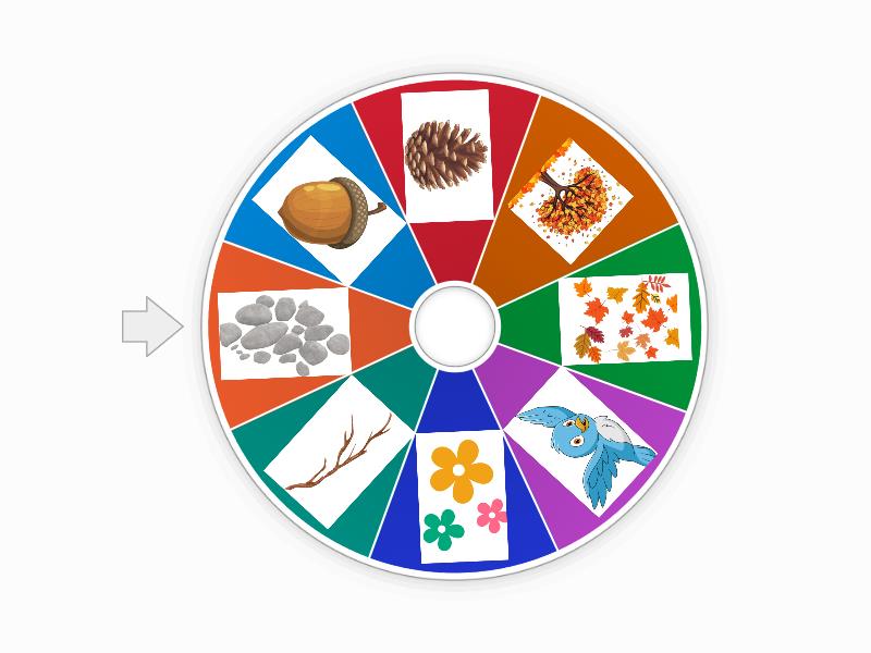 Autumn Scavenger Hunt - Spin the wheel