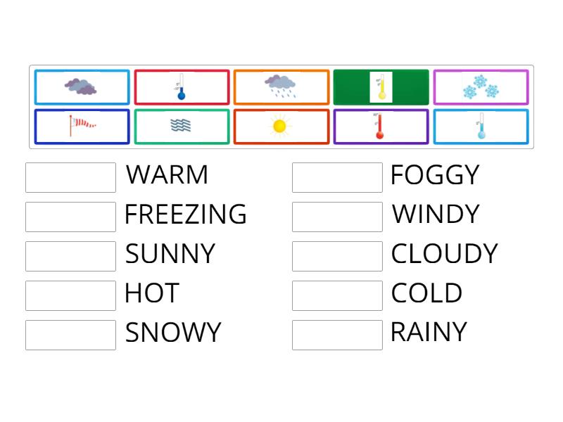Weather (Teacher Teresa) - Match up