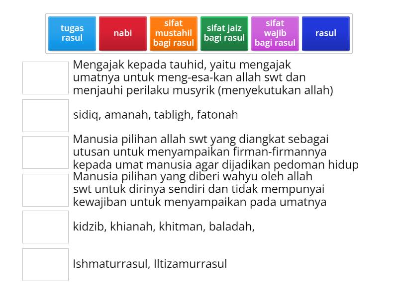 pasangkan kata berikut dengan benar - Match up