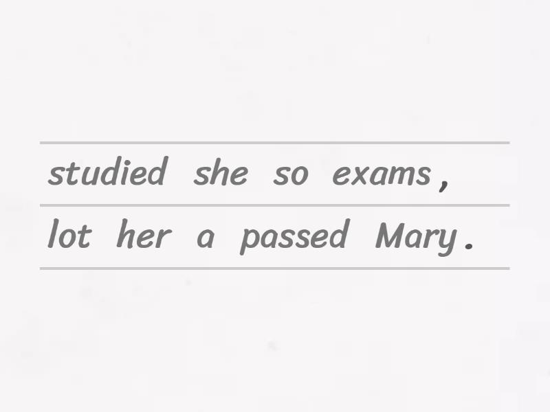 UNIT 8 Extra writing, Task 3 (Put the words in a correct order to make ...